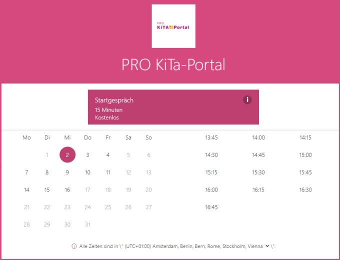 Herzlich Willkommen | Pro Kita Portal